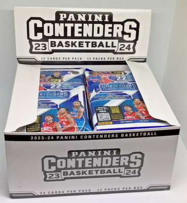 2023-24 Panini NBA Contenders Basketball Value Cello Box 12 Factory ...