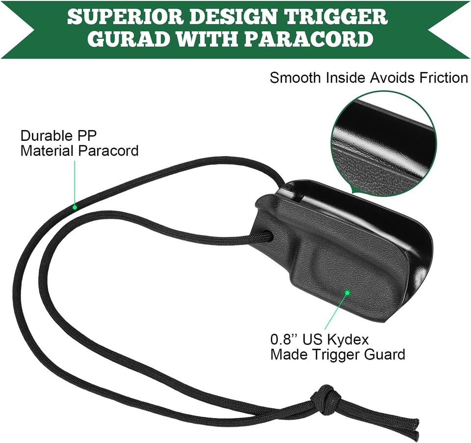 Kydex Trigger Guard Holster wi/ Paracord For Sig Sauer P365/P365SAS ...