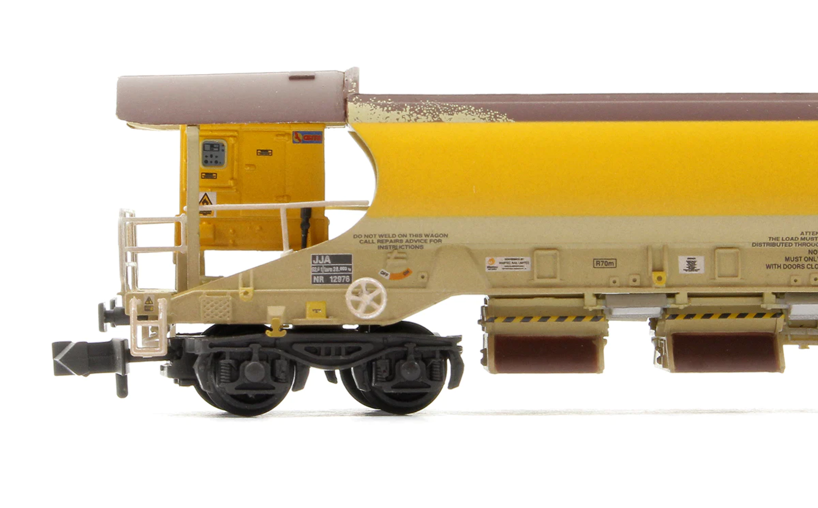 Graham Farish N Network Rail JJA MK2 Auto-Ballaster with Generator Unit ...