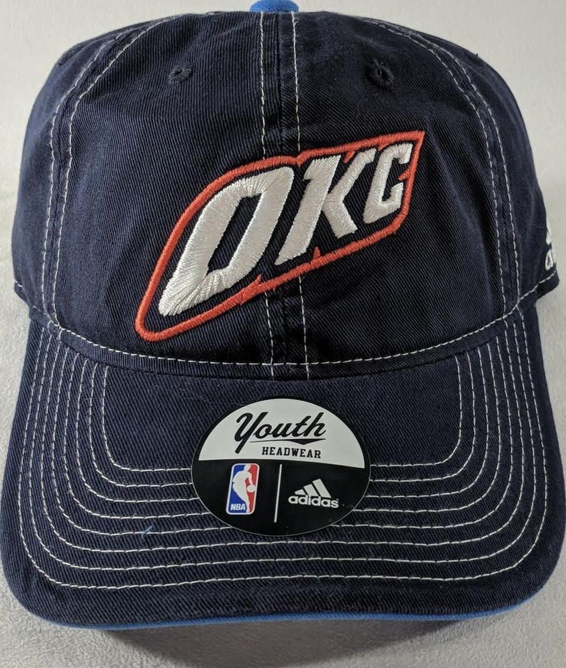 LZ Adidas Youth One Size OKC Thunder NBA Basketball Baseball Hat Cap ...