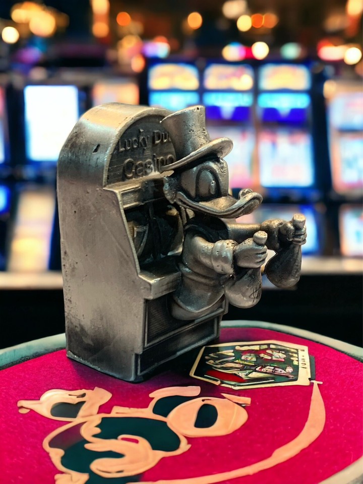 Scrooge McDuck Silver Statue 3oz .999 Fine Silver Limited Mintage Coin ...