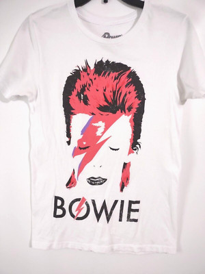 David Bowie Tee Shirt Small 2019 Cotton Women's RN 115665 Graphic White ...