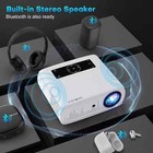 GROVIEW - 4k Projector - 15000lux - JQ818C Native 1080P - WiFi ...