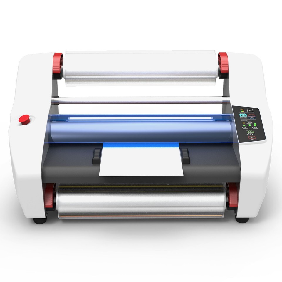 13.8" Laminating Machine Desktop Thermal Roll Laminator for A3/A4 UV ...