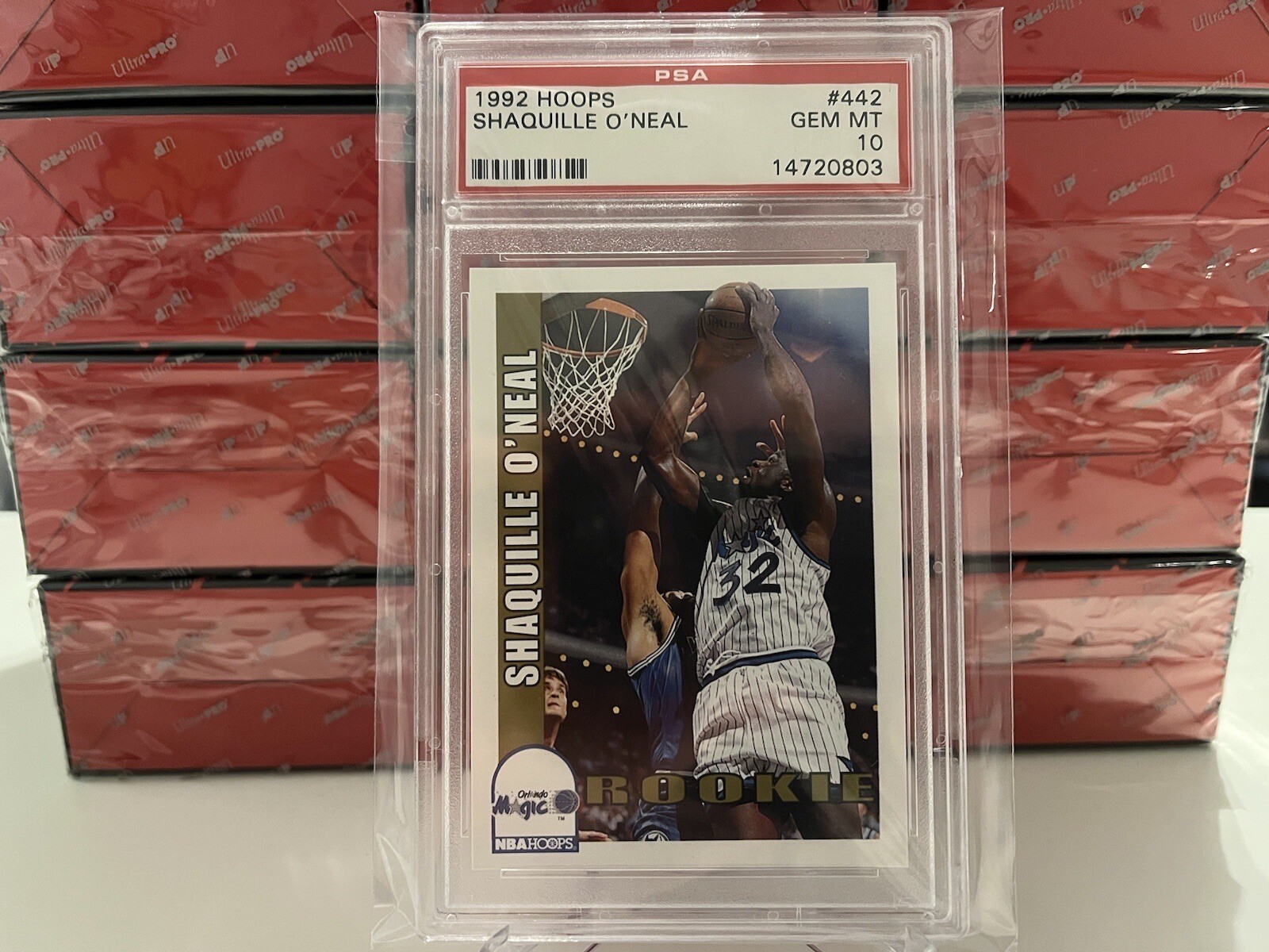 1992-93 NBA Hoops Shaquille O’Neal #442 Shaq Rookie Graded PSA 10 GEM ...