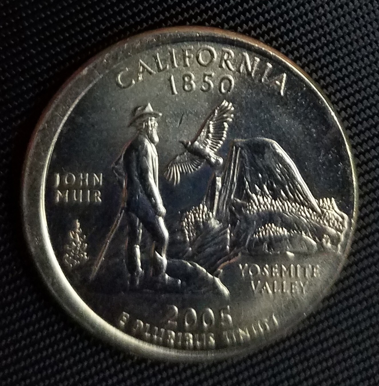 2005 D California State Quarter Error - Off Center Broadstrike | eBay