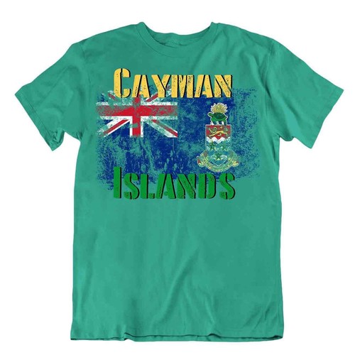 Cayman Islands flag Tshirt T-shirt Tee top city map | eBay