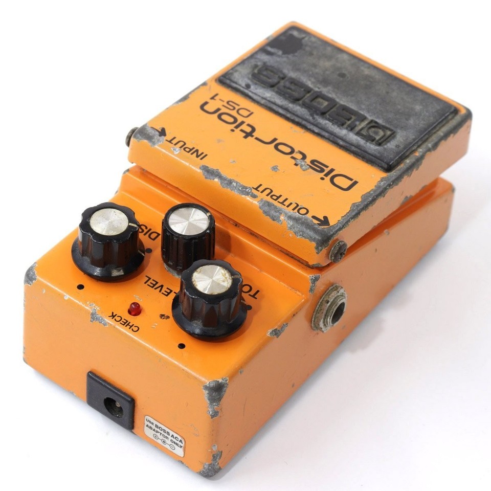 Boss DS-1 Distortion Pedal Orange Rock Guitar Effects Used Japan Made ...