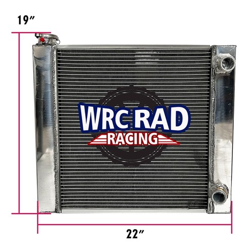 22"x 19" Universal Aluminum Radiator For Chevy SBC 350 Performance ...