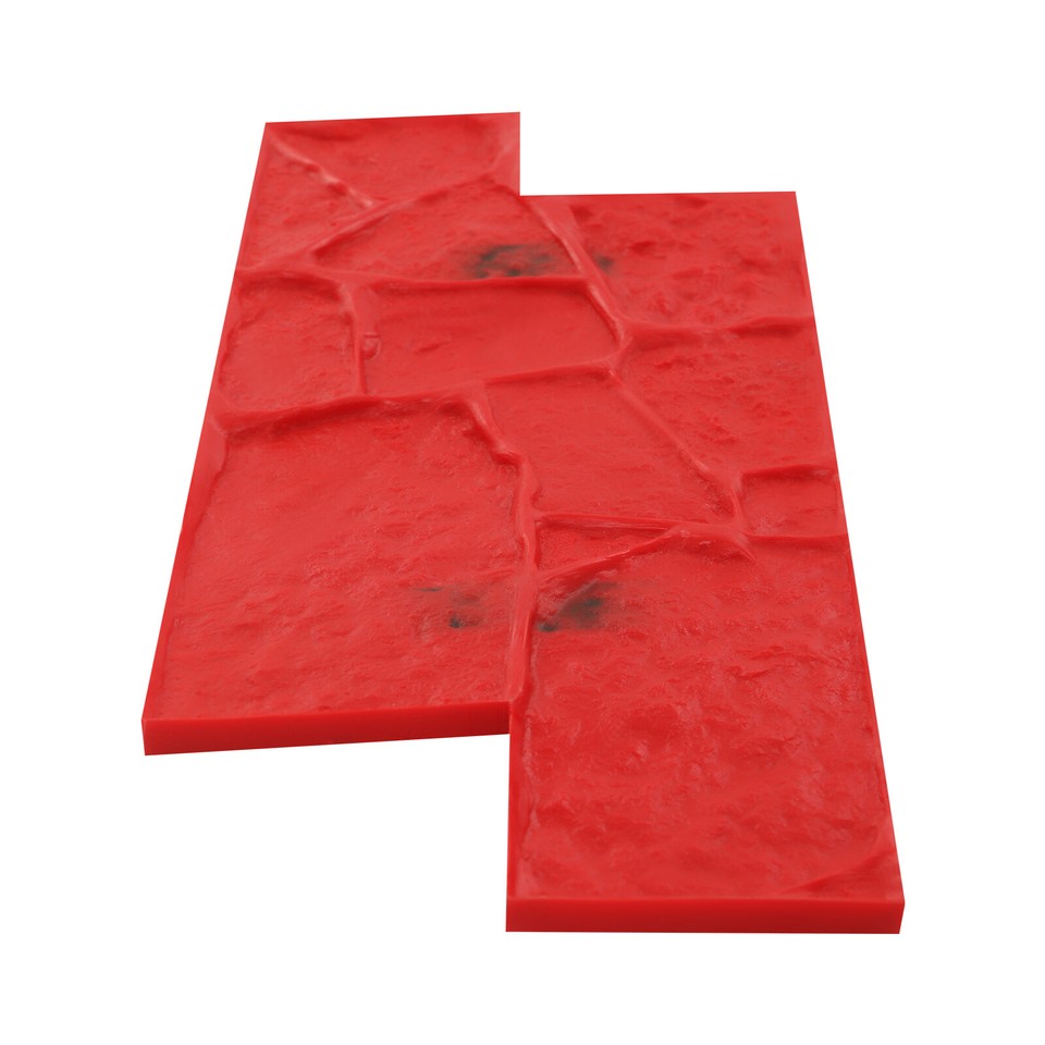 Manual Stackable Concrete Mold Cement Texture Mold Concrete Texture Mat ...