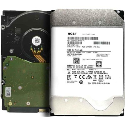 Hitachi HUH721010AL5200 10TB SAS 12gb 7.2K 3.5" Hard Drive, 100% 0 ...
