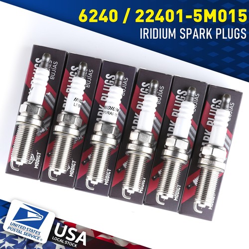 6x Fit NGK 22401-5M015 Spark Plugs for Equator Frontier Quest Maxima ...