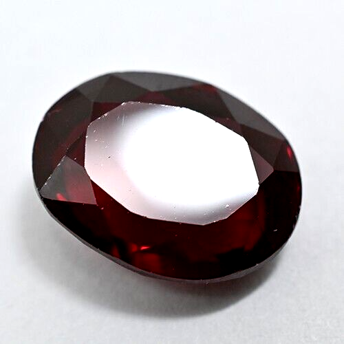 Natural Certified Dark Red Ruby Loose Gemstone 8.95 Ct Oval Cut | eBay