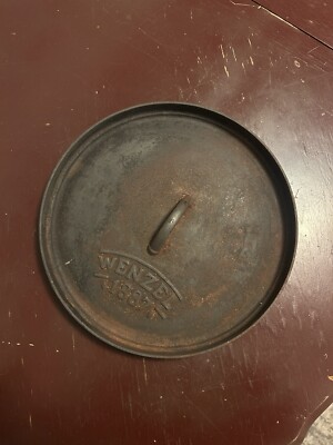 Wenzel 1887 Cast Iron Oven Lid | eBay