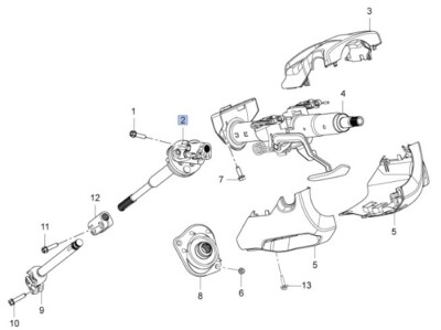 Genuine Holden Colorado Intermediate Steering Shaft 94765360 SHAFT ASM ...