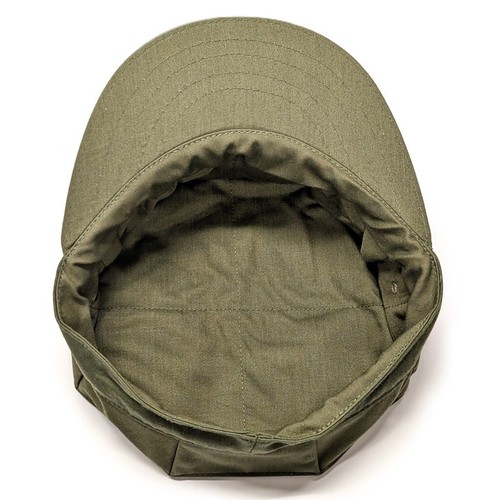 USMC OD Green 8-Point Cover - Marine Corps 1960's Sateen Utility Cap ...