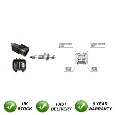 SJR Lambda Oxygen Sensor Fits Hyundai Getz 2002-2009 1.0 SJLLB867 | eBay