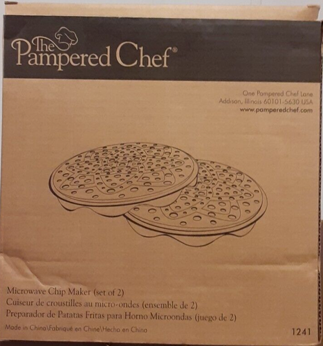 The Pampered Chef Microwave Chip Maker (set of 2) 99901012410| eBay
