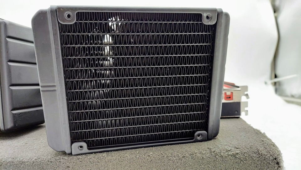 LOT OF 3 AMD C880 Radeon R9 Fury X 4GB HBM Water-Cooled Graphics Video ...