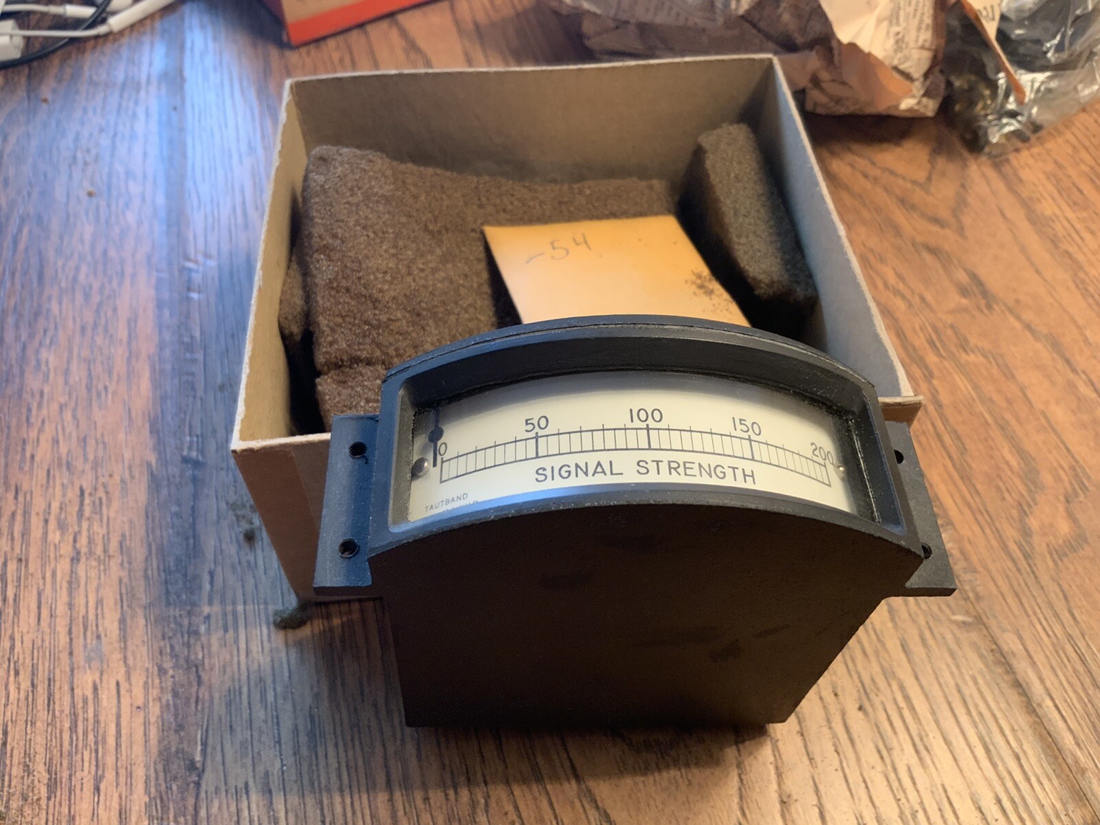 Hickok Signal Strength Panel Meter 200ua New Old Stock | eBay