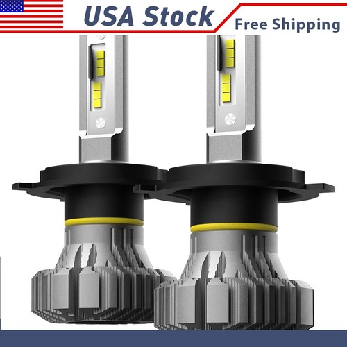 9003 H4 LED Headlight Bulbs Kit 36000LM Hi/Lo Beam Super Bright White ...