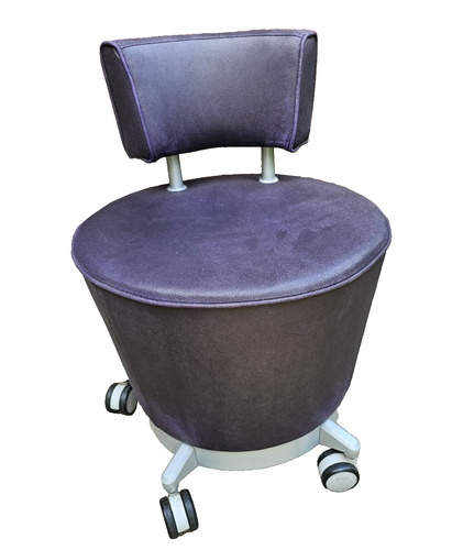 HAWORTH HELLO MOBILE LOUNGE CHAIR PURPLE SEATING DESK CHAIR ARM BOLSTER ...