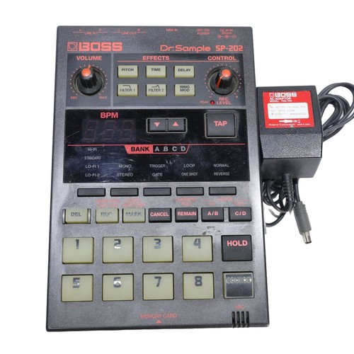 BOSS Roland Dr.Sample SP-202 Vintage Sampler with AC Adapter & Service ...