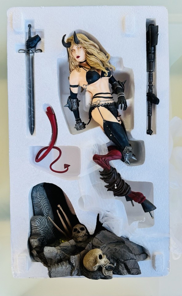 Sideshow Darkchilde 1/4 Statue Figure Collectible Rare Marvel Sample US Seller | eBay