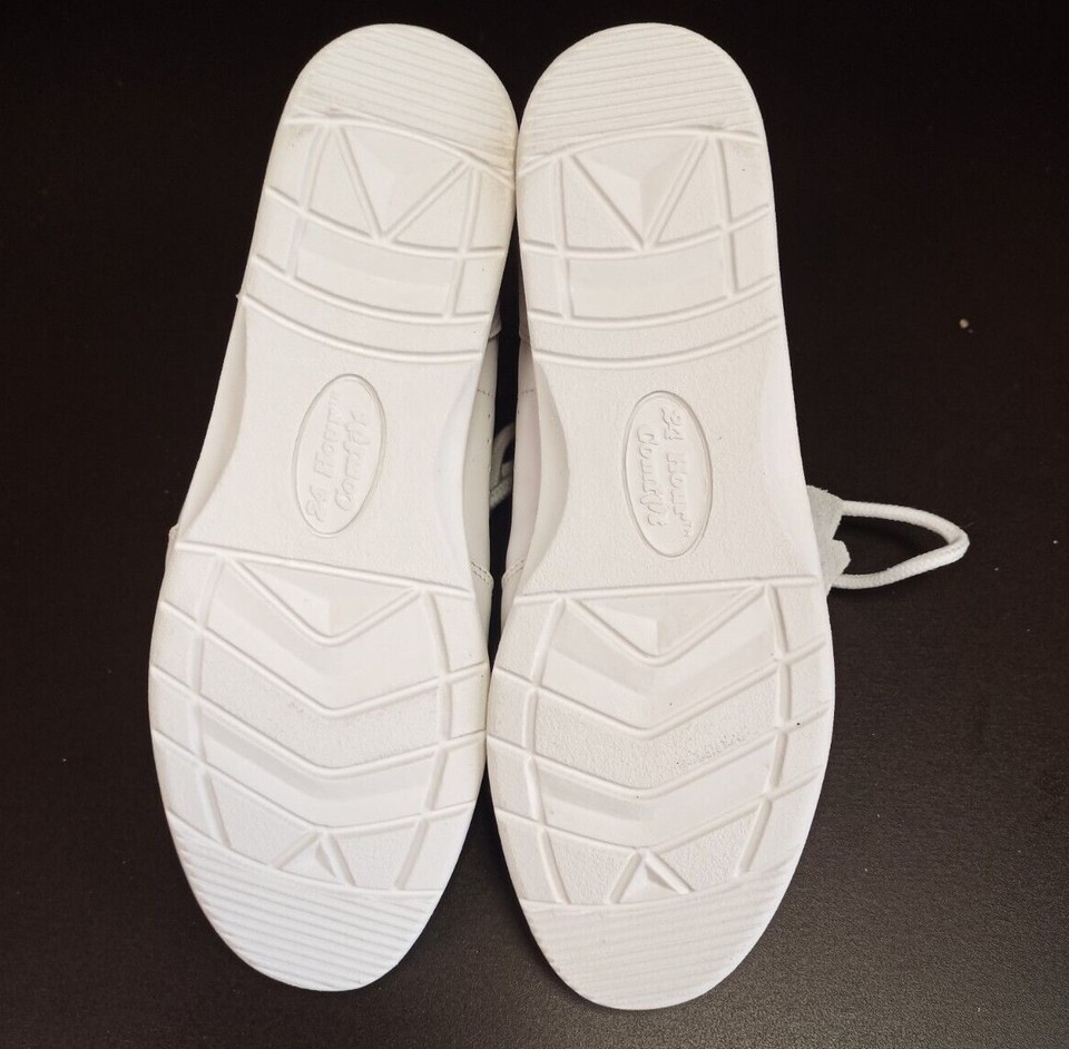 24 Hour Comfort Women's Wide Width Leather Shoes *** Read Description ...