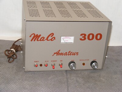 MACO 300 AMATEUR HAM RADIO LINEAR AMPLIFIER**PARTLY TESTED**SEE ...