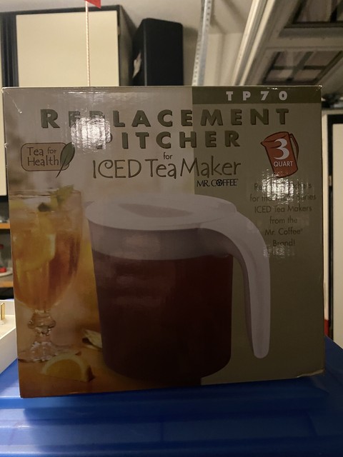 Mr. Coffee TP70 Tea Maker Replacement Pitcher for Tm70 3 Quart Clear ...