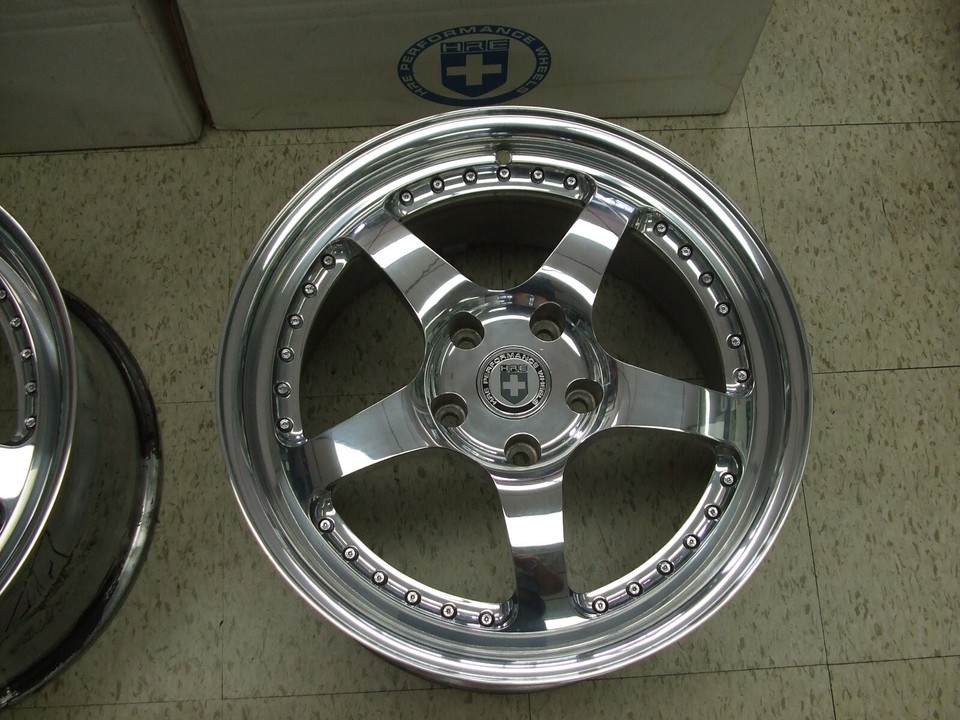 HRE 545 corvette C5 fitment 17/18 1997-2004 5X120 5X4.75 rims 3 piece ...
