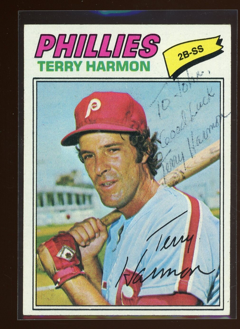 1977 Topps TERRY HARMON Signed Card autograph AUTO PHILLIES | eBay