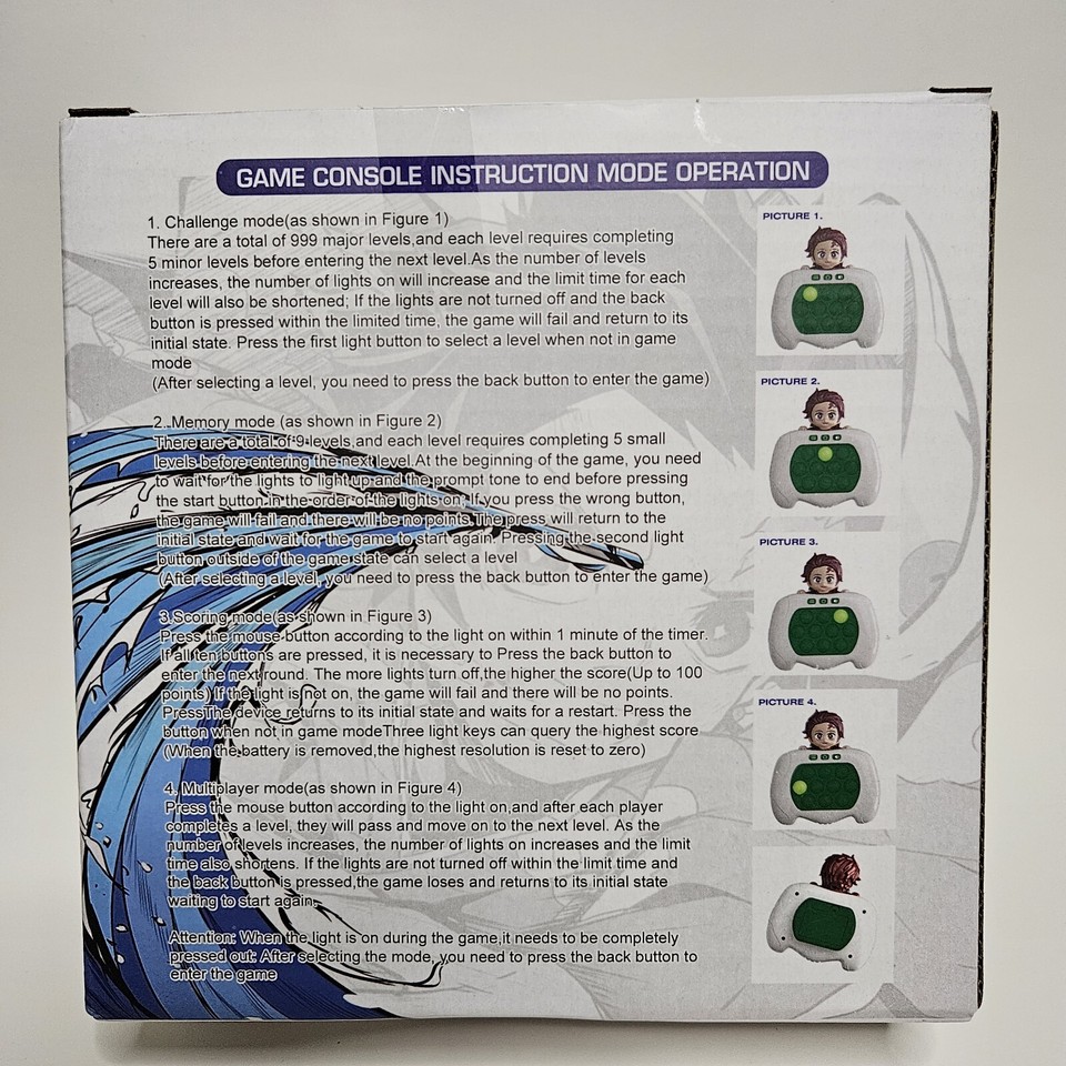 Speed Push Puzzle Game Machine Fidget Toy Stress Relief Demon Slayer ...