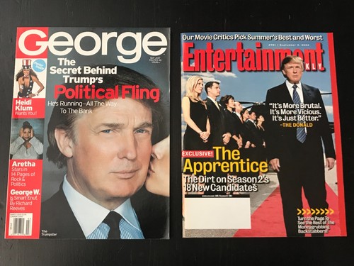 DONALD TRUMP - GEORGE Magazine - NEW - Mar 2000 * TRUMPSTER * BONUS ...