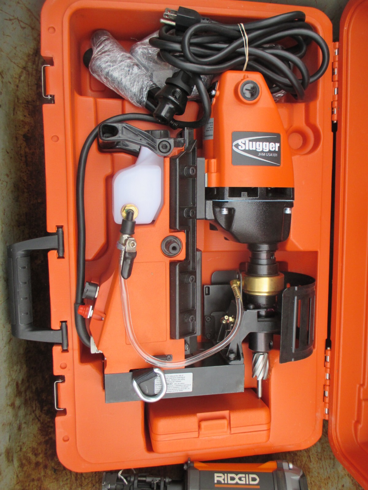 FEIN JHM USA101, 120V, SLUGGER PORTABLE MAGNETIC DRILL with bits in ...