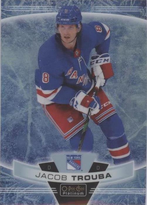 2019-20 O-Pee-Chee Platinum - Jacob Trouba #104 Arctic Freeze /99 for ...