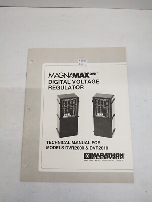 Marathon Electric MAGNAMAX Digital Voltage Regulator Technical Manual ...