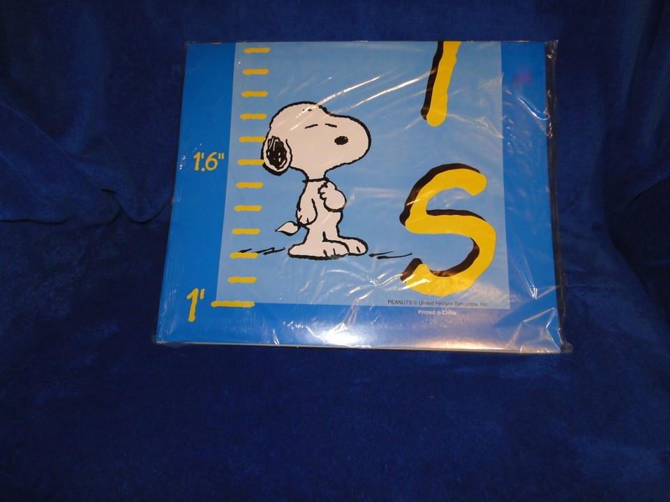 New RC Peanuts Growth Chart for up to 5' tall with Charlie Brown and ...
