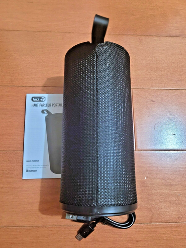 NEW Tech 1 RAGE Portable Splashproof Bluetooth Wireless Speaker - BLACK ...