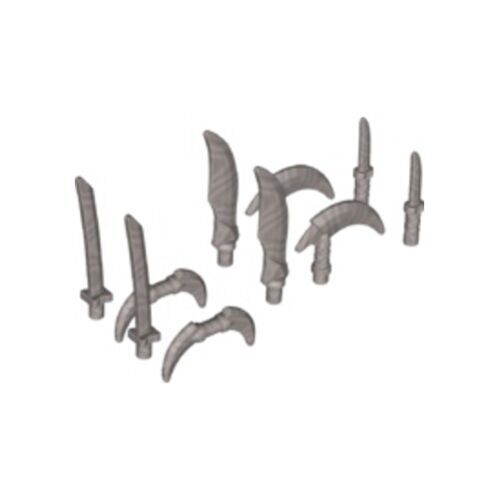 LEGO - Minifig, Weapon Pack Hooks, Knives & Swords, 10 Piece - PICK ...