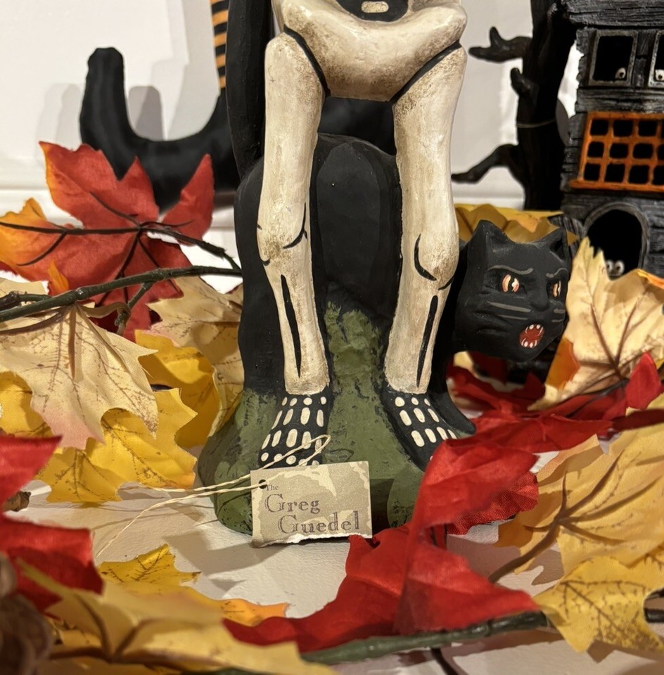 Bethany Lowe Greg Guedel Halloween CANDY CREEP SKELETON RETIRED 2015 ...