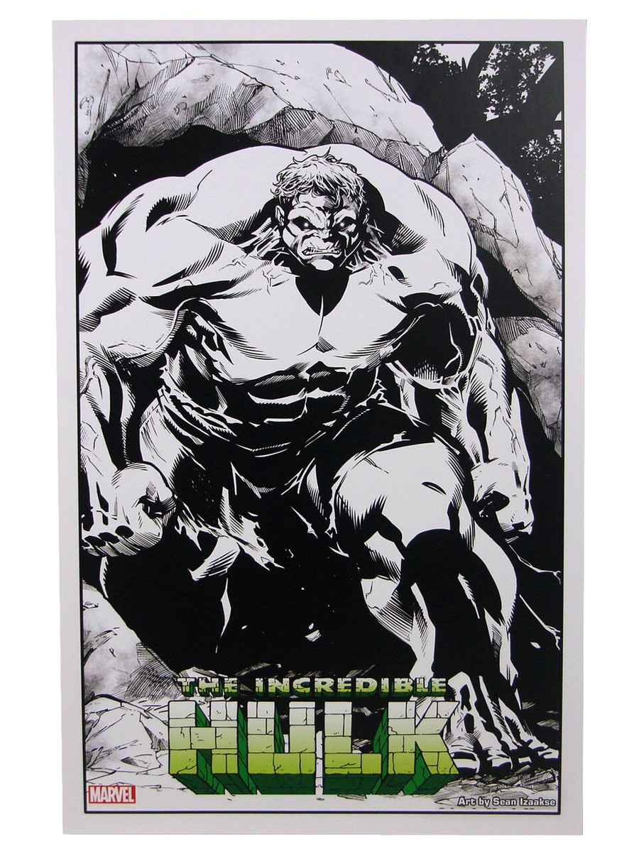 Incredible Hulk Black And White