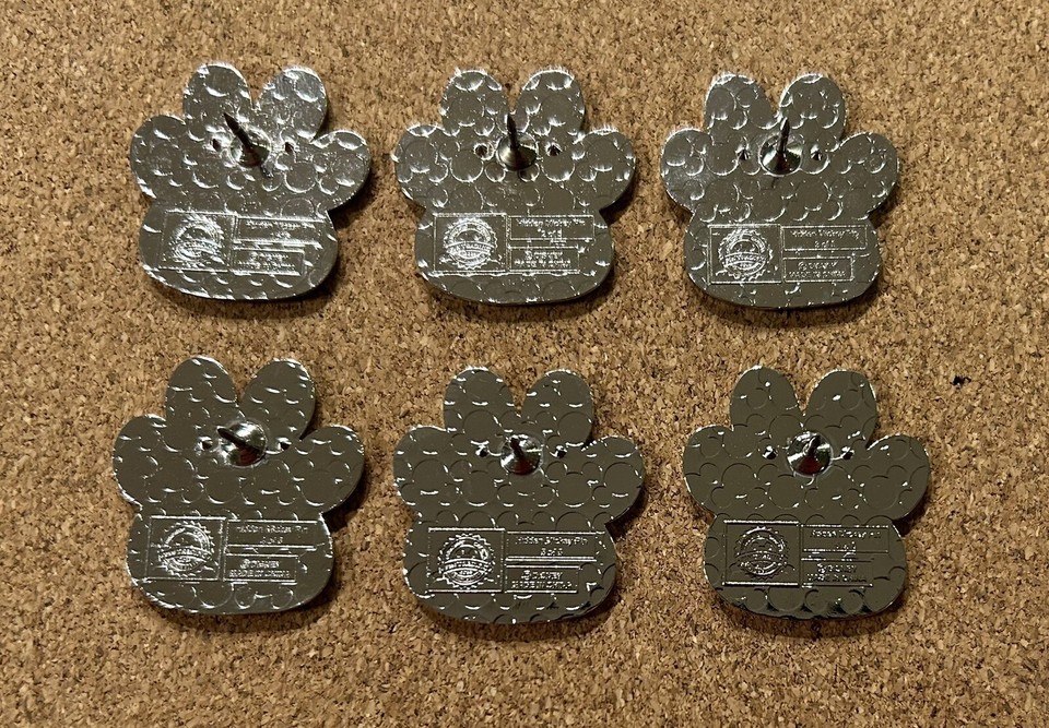 2017 Disney’s Lion King Paw Print Hidden Mickey Pin Set, Full set of 6 ...