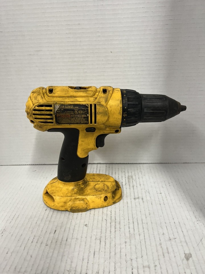 DEWALT DC759 Cordless Drill Driver 18 Volt - Tested Working Tool Only ...