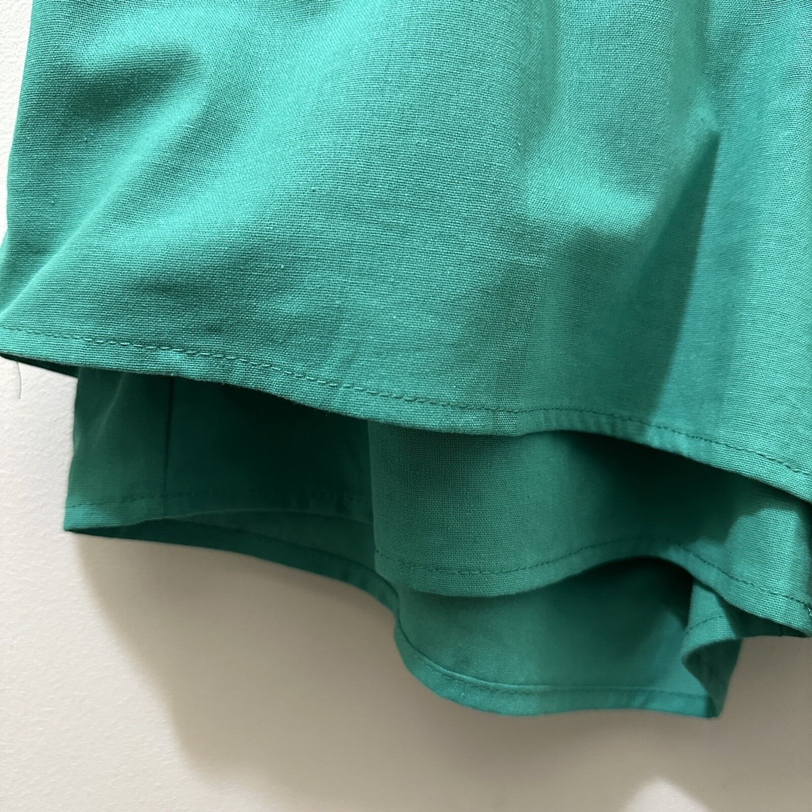 Micas 2 Piece Set Shorts Button Up Shirt M Tenniscore Kelly Green ...