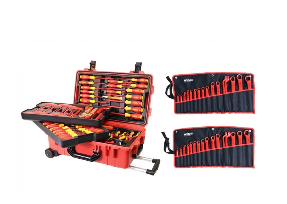 Wiha 32800 - 80 Piece Master Electrician's Insulated Tools Set In ...