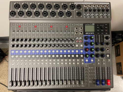 zoom livetrak l-20 digital mixer/recorder | eBay