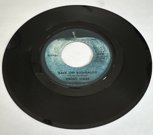 Rare Ringo Starr Back Off Boogaloo 45 Single Blue Label Apple Vinyl ...