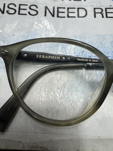 Seraphin Newberry 8089 Titanium Eyeglasses Frames Japan Gray / 50-17-145 | eBay